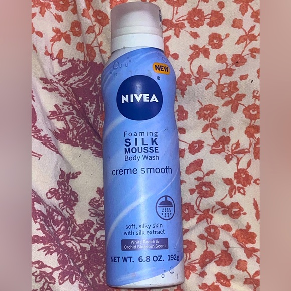 Nivea | Bath & Body | Nivea Creme Smooth Foaming Silk Mousse Body Wash ...